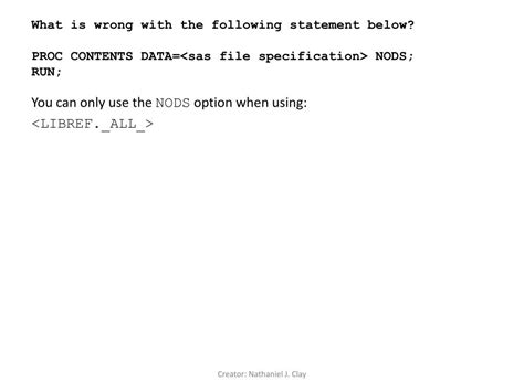 Ppt Sas Base Cert Prep Guide Powerpoint Presentation Free Download