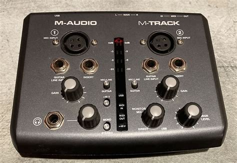 M Audio M Track Usb Audio Interface Reverb