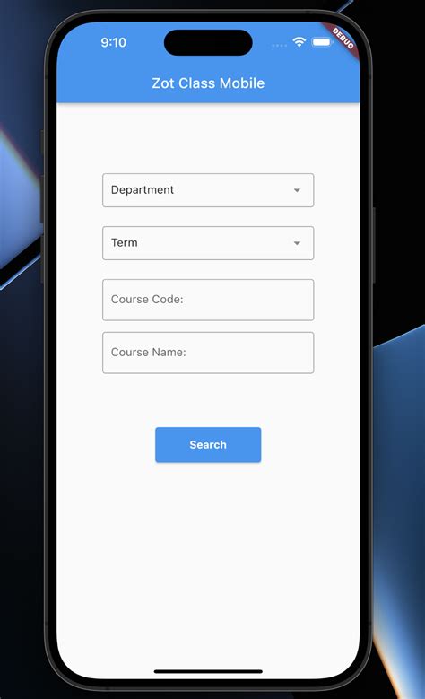Zot Class Mobile Devpost