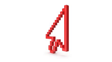 Arrow Cursor Frame 3d Model By Hdpoly
