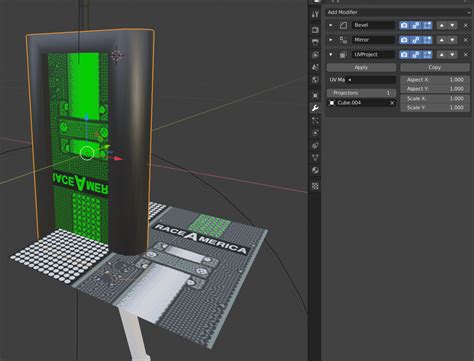 How To Get Uv Project Modifier To Project An Uv Map Modeling