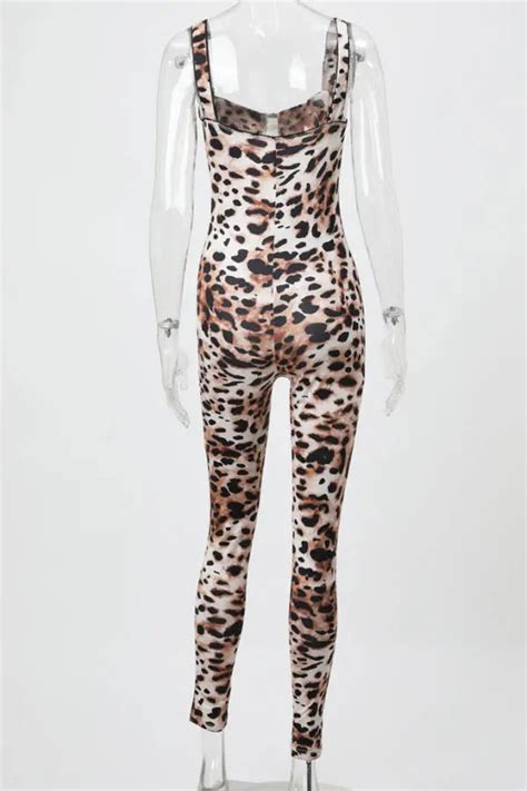 Shop Here For Trendy Night On The Prowl Leopard Jumpsuit Lingeriediva