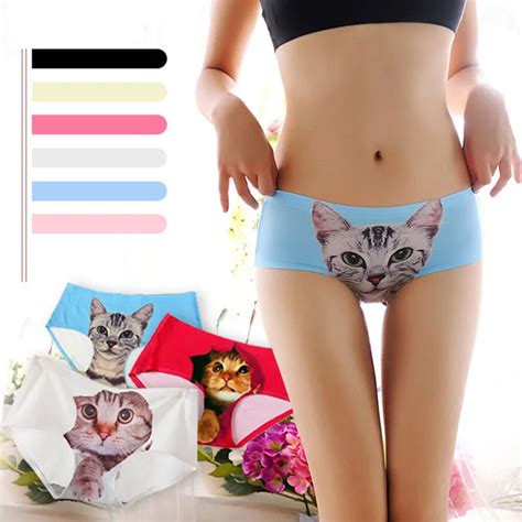 China Supplier Seamless Hipster Print Cute Cat Hot Sex C String For Women Buy Sex C String Sex