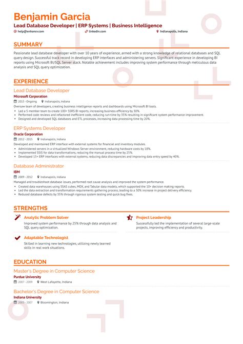 11 SQL Developer Resume Examples Guide For 2024 11 SQL Developer Resume Examples Guide For 2024