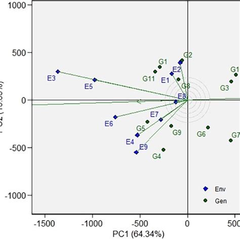 Gge Biplot Representing Discriminativeness Vs Representativeness Of