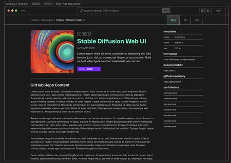 clean up layout on package details view · issue 655 · pkgxdev ossapp · github