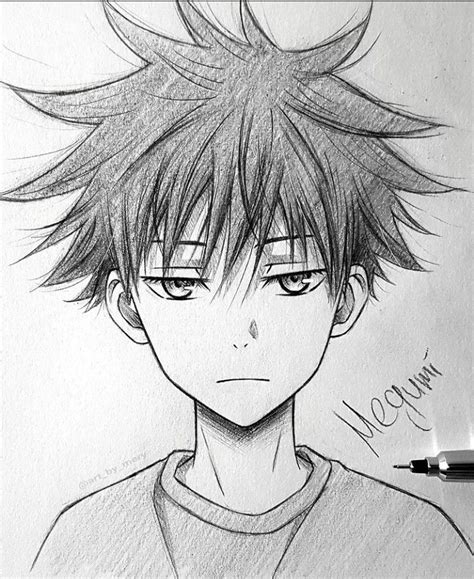 Wallpapers Satoru Fushiguro In Sketsa Sketsa Anime Lukisan Porn