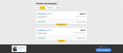 What S New Investigate Add Multiple Events To An Investigation For A