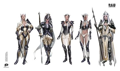 Artstation High Elves Tetyana Dudar High Elf Raid Shadow Legends