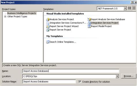Import Ms Access Data To Sql Server With Ssis