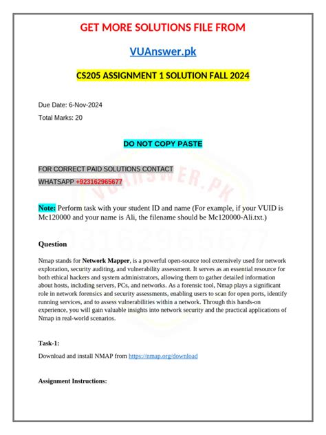 Cs205 Assignment 1 Solution Fall 2024 Pdf Filename Information