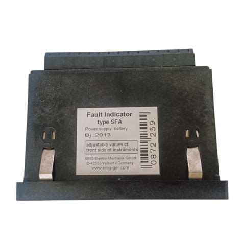 Fault Indicator Type Sfa Power Supply Emg