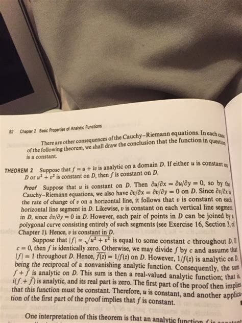 solved 15 let be analytic on a domain d and suppose that