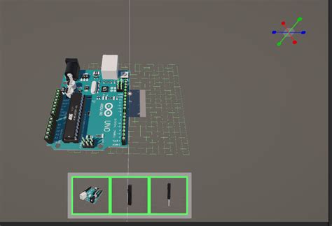 custom axis gizmo shows incorrect orientation when the camera rotates getting started unity