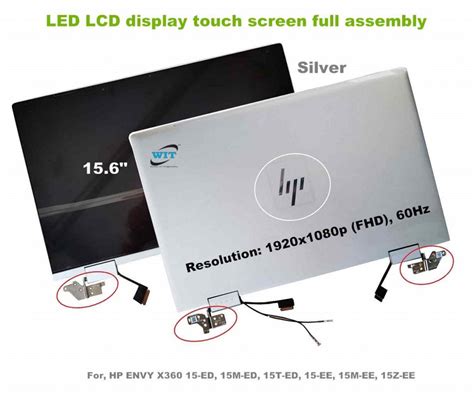 Inch Led Lcd Display Touch Screen Full Assembly For Hp Envy X Ed M Ed T Ed