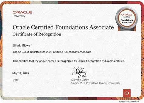 Oraclecertified Oci Cloudcomputing Techjourney Careergrowth Jsyc Pwc Oracle