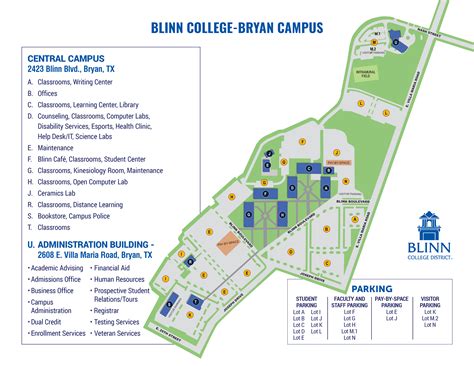 Blinn College Bryan Campus Map