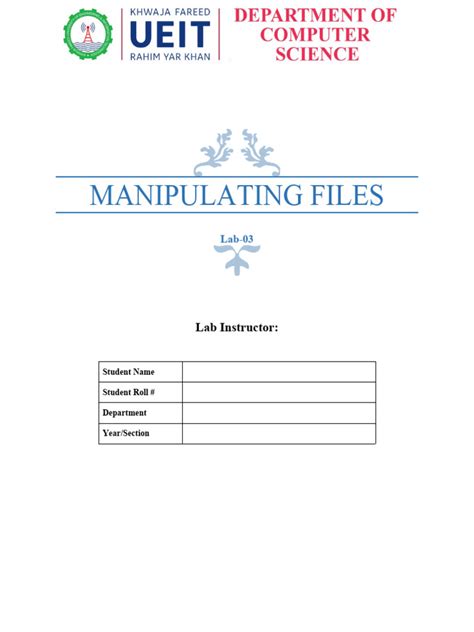 Lab 3 Pdf Computer File Filename