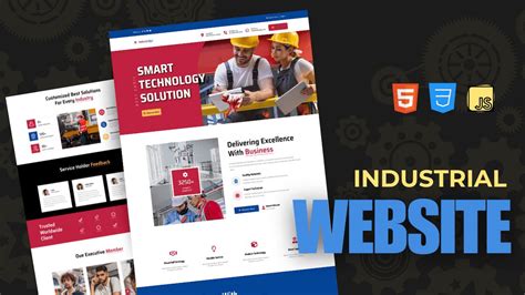 Html Css Website Template Industrial Website Template — K2infocom