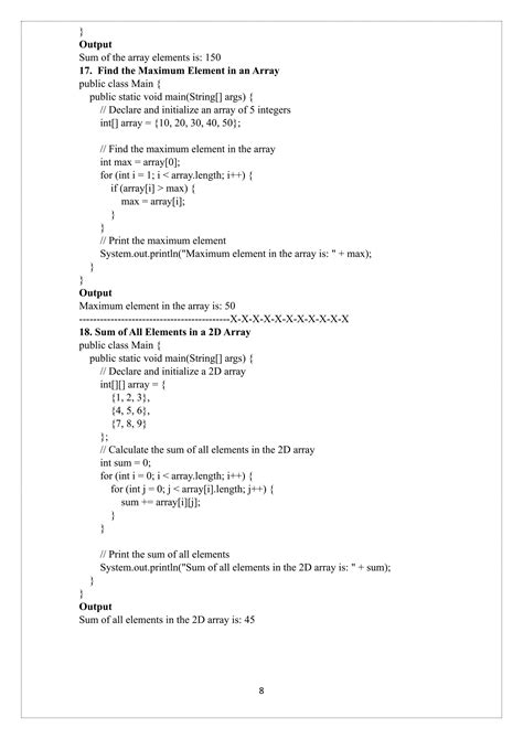 simple java program for beginner with easy method pdf