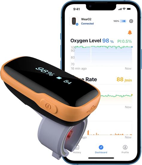 Wellue Wearo2 Wearable Oxygen Monitor Bluetooth Pulse Meter