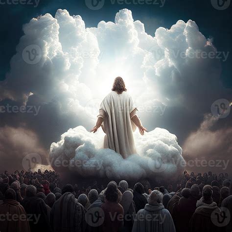 Cristiano Dios Jesús En Cielo Generativo Ai 22189007 Foto De Stock En