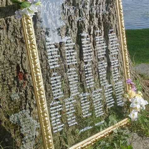 Diy Seating Chart Etsy