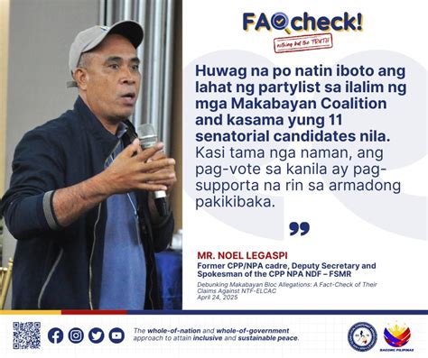 National Ang Panawagang Huwag Iboto Ang Mga Partylist At Kandidato Ng Makabayan Coalition Ay