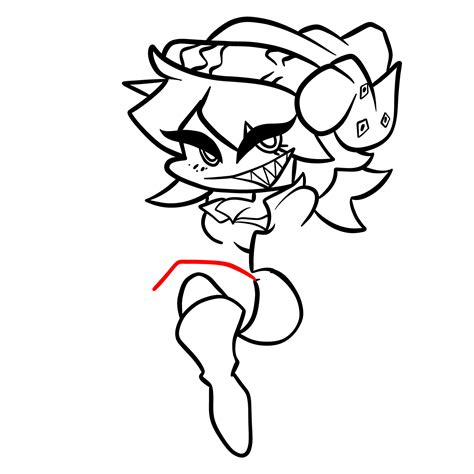 How To Draw Aside Girlfriend From Fnf Funkin Aside