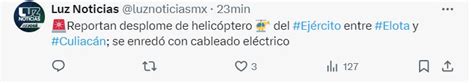 Helicóptero De La Semar Aterriza De Emergencia Por Tocar Cables De La