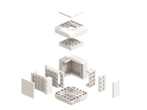 6x6 Cube Rounded Cornersexploded Cube Round Corner Exploded 6x6 Cube Rounded Cornersexploded Cube Round Corner Exploded