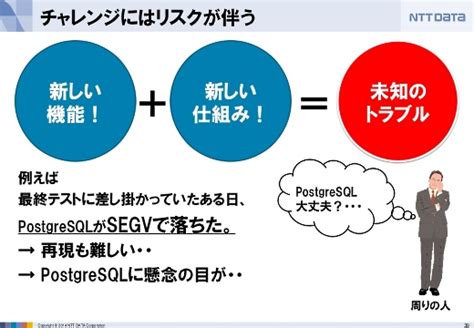 Nttデータとpostgresqlが挑んだ総力戦。postgresqlを極限まで使い切ったその先に見たものとは？（後編） Nttデータオープン