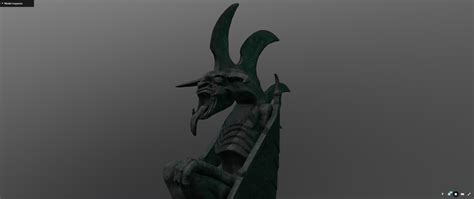 Gargoyle Model Turbosquid 2107000