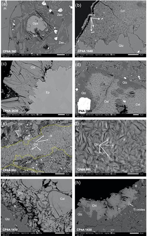 Mineral Associations Representative Of Pervasive Alteration A D And Download Scientific