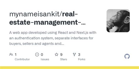 Github Mynameisankit Real Estate Management System A Web App Developed Using React And Next