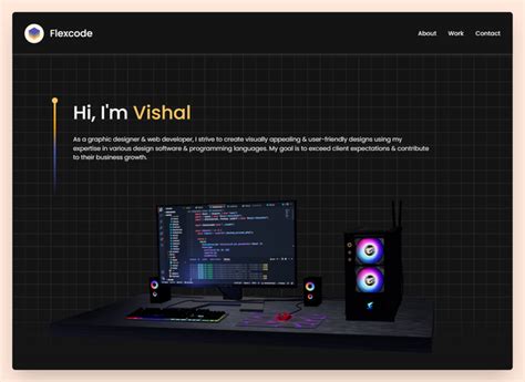 Github Vishal Dcodethreejs Portfolio This Is A Portfolio Website