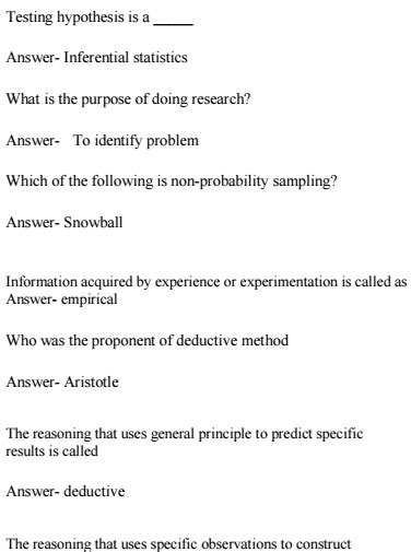 b a economics research methodology faq mcq questions and answers pdf