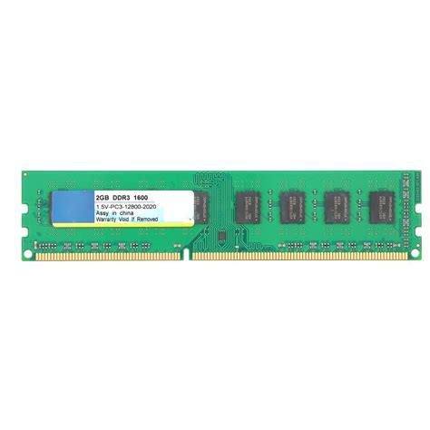 Xiede Desktop Computer Memory Bar Module Ddr3 2gb 1600mhz Pc3‑12800 1