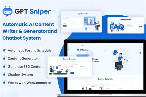 gptsniper ai content generator and chatbot wp plugin 内容生成器和聊天机器人 wp 插件 盛龙科技