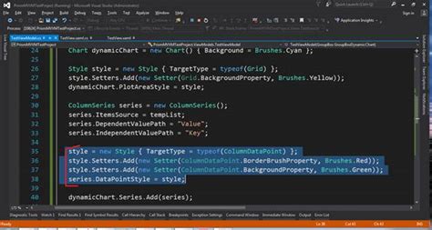 How To Customize Static And Dynamic Column Chart In WPF With MVVM Pattern Using Prism Library