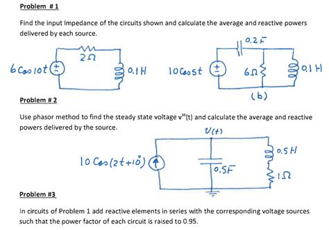 Solved Find The Input Impedance Of The Circuits Shown And Chegg
