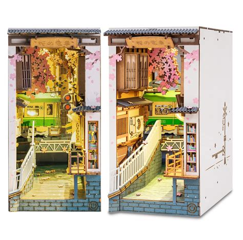Buy Rolife Diy Book Nook Kit 3d Wooden Puzzle Bookshelf Insert Decor
