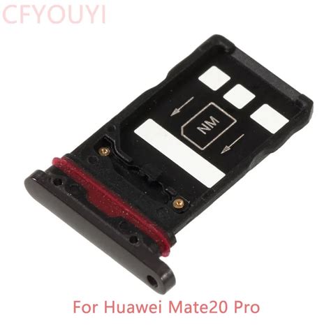 Pcs Lot Original New For Huawei Mate Pro Sim Card Tray Slot Holder Adapter Sim Holder Slot