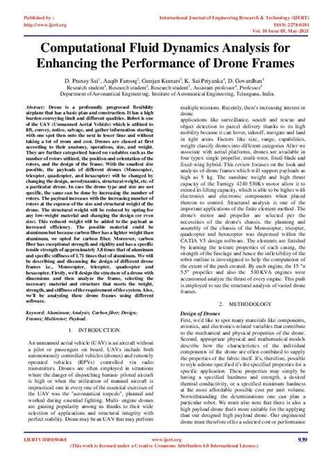 pdf computational fluid dynamics analysis for enhancing the