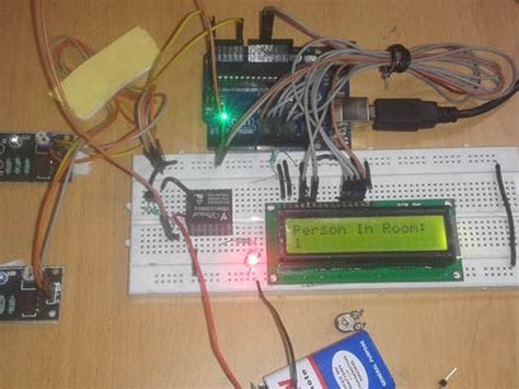 Automatic Room Light Controller With Bidirectional Visitor