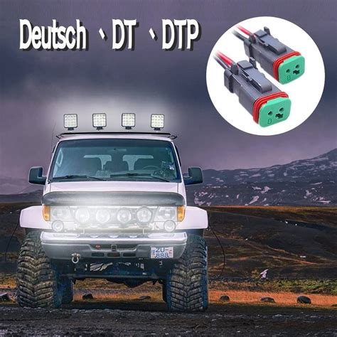 Pcs IP Waterproof DT Female Connector Socket Adapter In Extended Style Alexnld Com