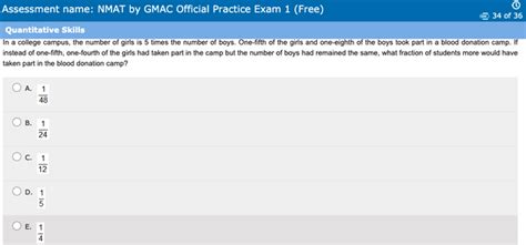 6 More Free Nmat By Gmac Practice Questions In Quant R Gmat