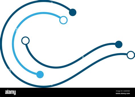 Circuit Wave Ilustration Vector Template Stock Vector Image And Art Alamy