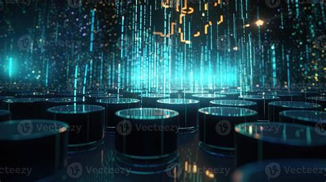 3d rendering of abstract technology concept digital data transfer and communication 22673702