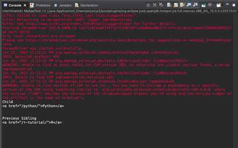 Get Previous Sibling Web Element Selenium Java
